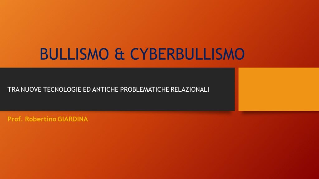 BULLISMO E CYBERBULLISMO – AGORA', un blog per tutti